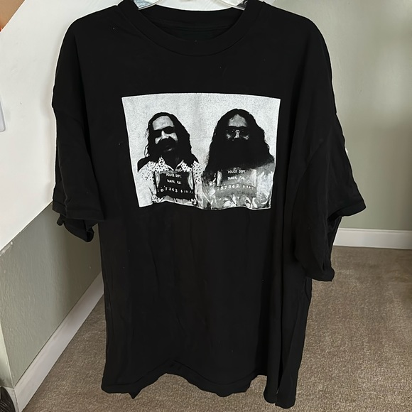 Cheech N Chong | Shirts | New Cheech N Chong Mugshots Mens Tshirt Size ...